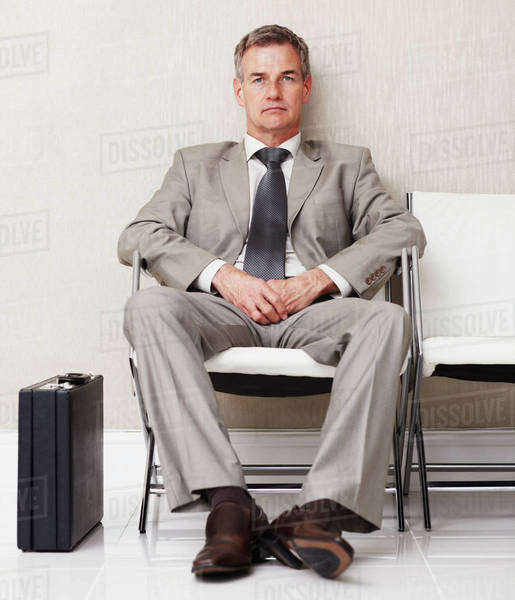 Businessman waiting - Royalty-free Stock Photo | Dissolve