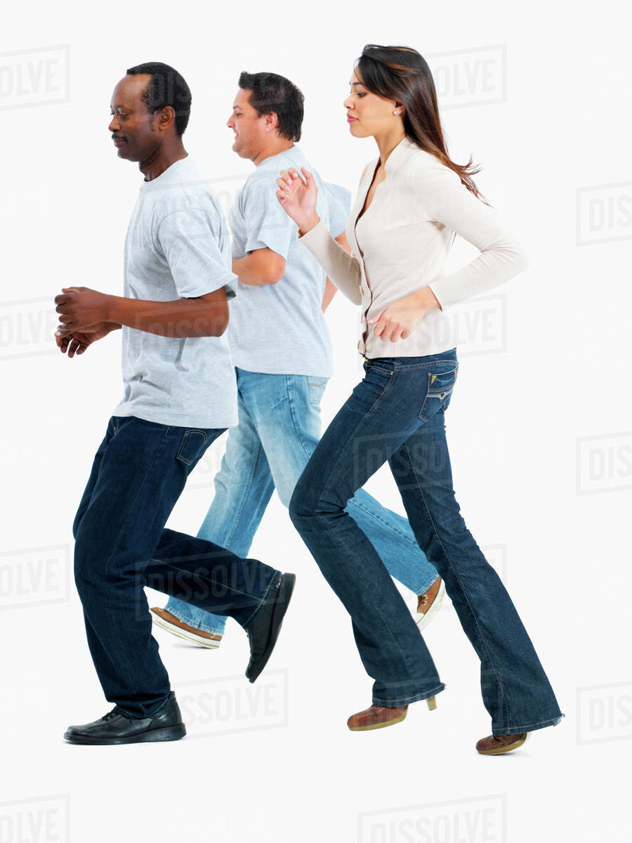 People running - Royalty-free Stock Photo | Dissolve