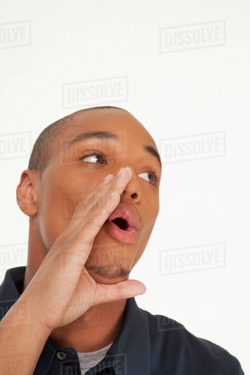 Man yelling - Royalty-free Stock Photo | Dissolve