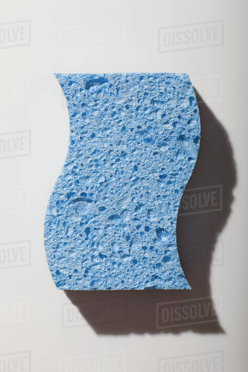 Blue sponge - Royalty-free Stock Photo | Dissolve
