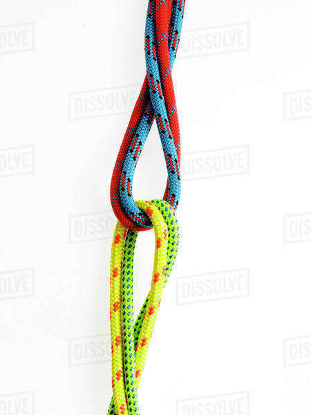 Ropes looped together - Stock Photo - Dissolve