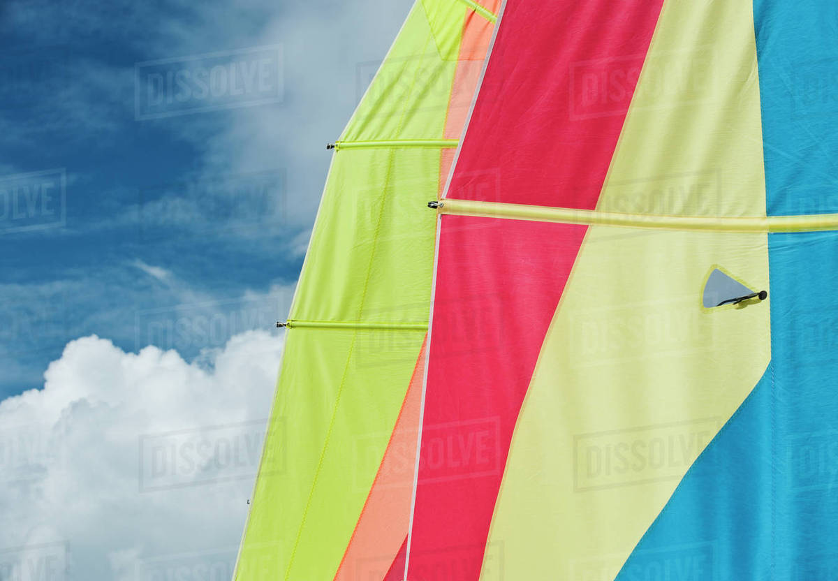 Colorful boat sails - Royalty-free Stock Photo | Dissolve