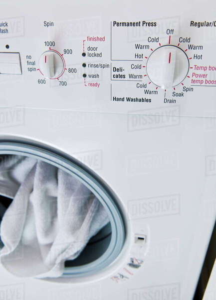 Close up of Dial on Washing Machine - Royalty-free Stock Photo | Dissolve
