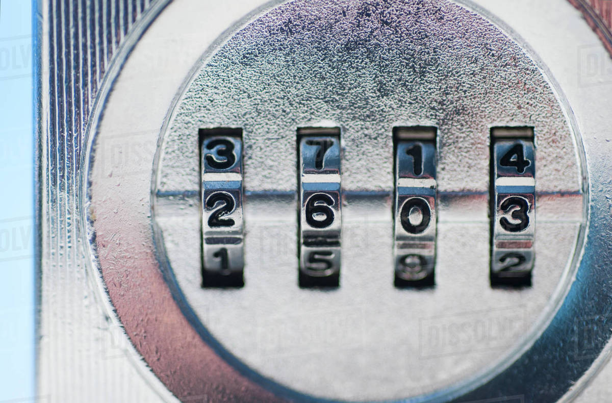 Combination lock - Stock Photo - Dissolve