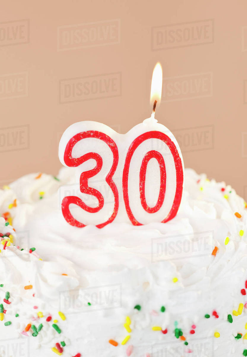Birthday for thirty years old - Stock Photo - Dissolve