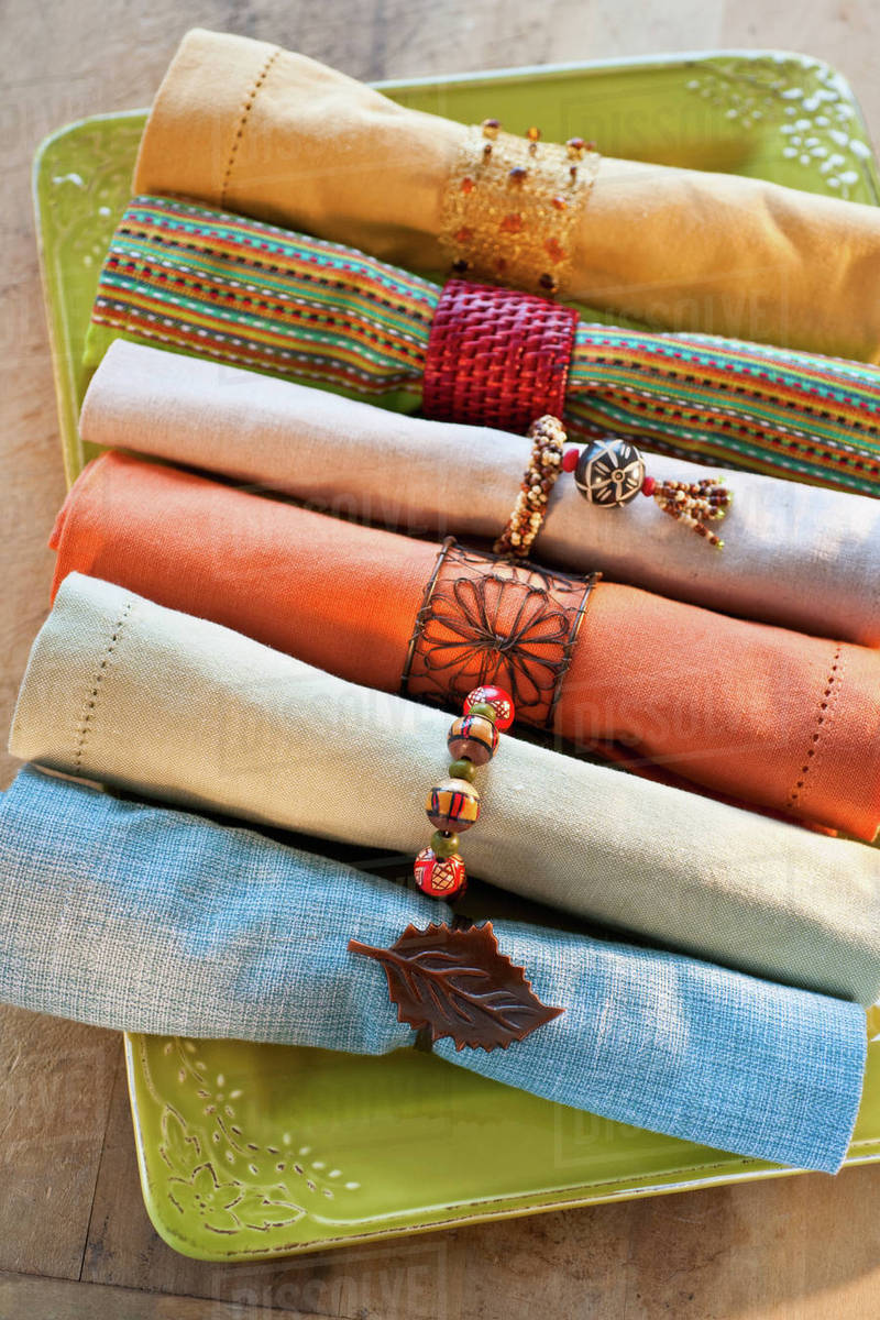 Colorful napkins - Royalty-free Stock Photo | Dissolve