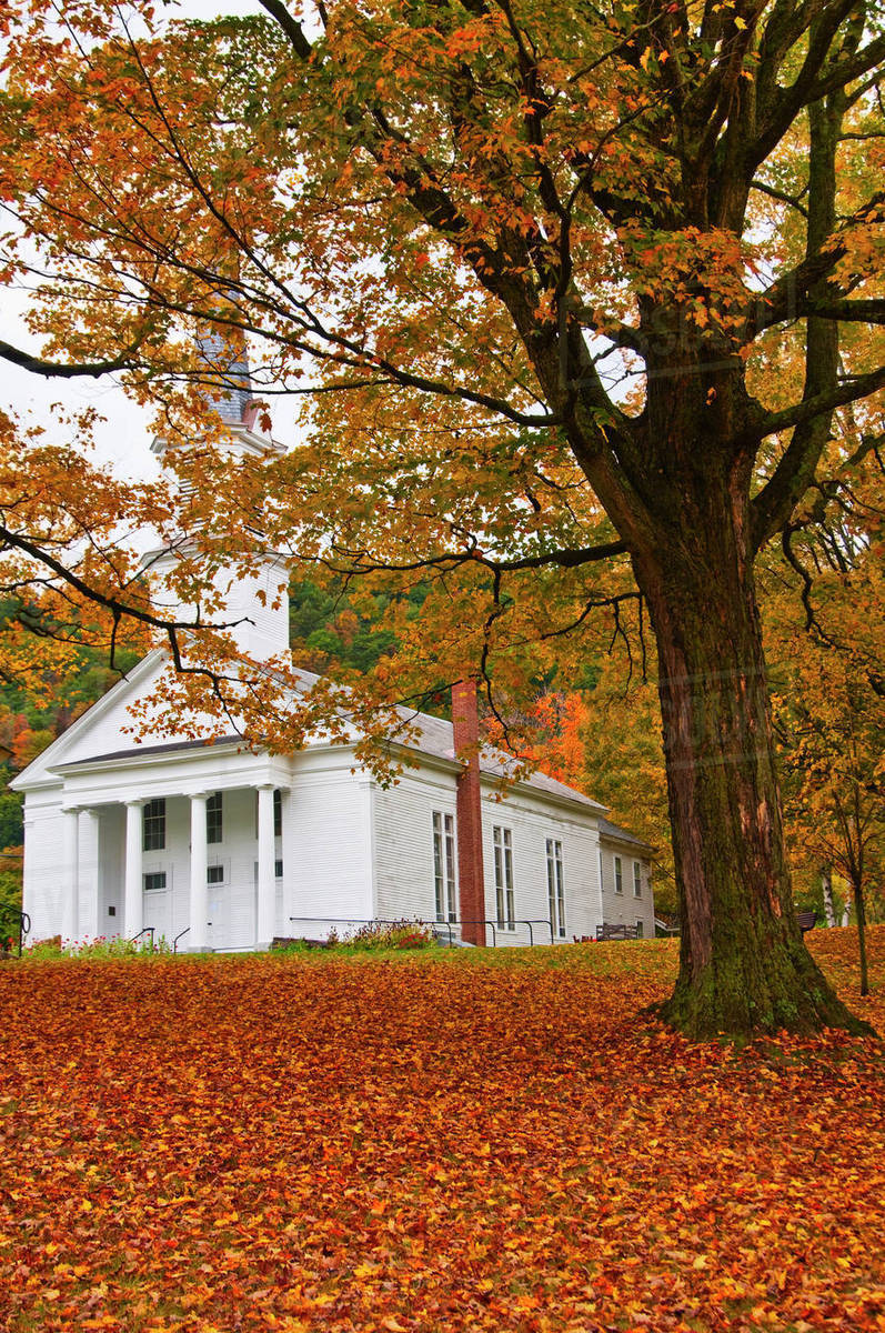 Church in Autumn - Royalty-free Stock Photo | Dissolve