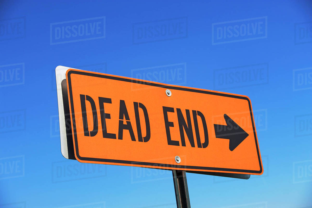 Dead end sign - Royalty-free Stock Photo | Dissolve