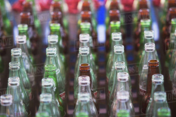 Empty soda bottles - Stock Photo - Dissolve