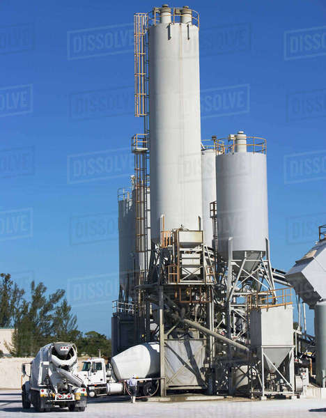 Cement factory - Stock Photo - Dissolve