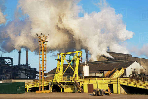 Smoke from factory - Royalty-free Stock Photo | Dissolve