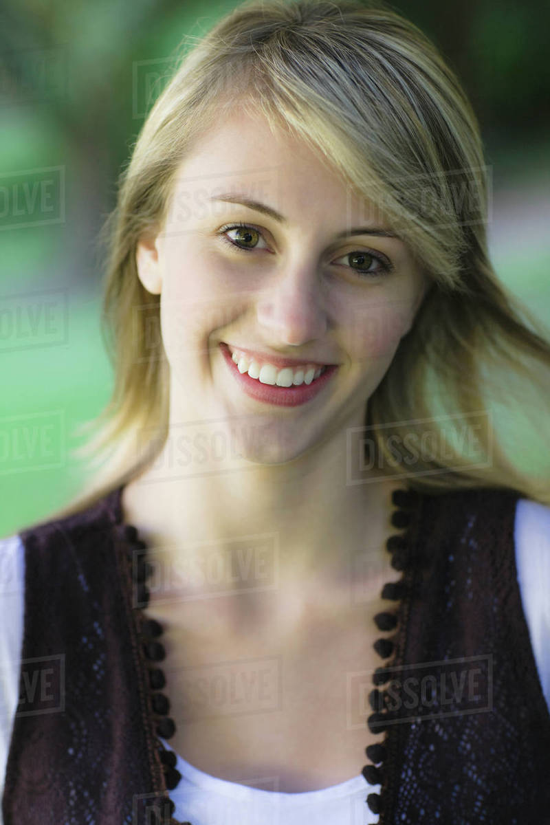 Smiling woman - Royalty-free Stock Photo | Dissolve