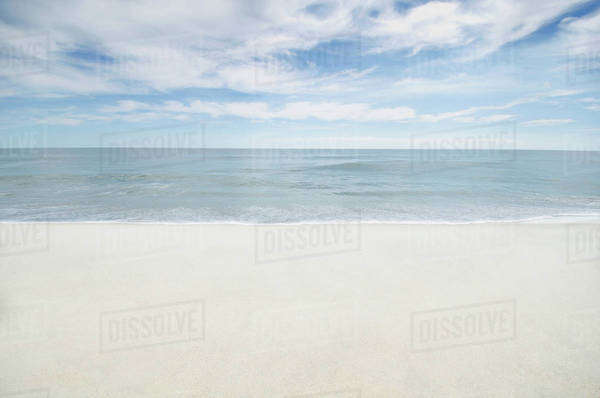 Empty sand beach - Royalty-free Stock Photo | Dissolve