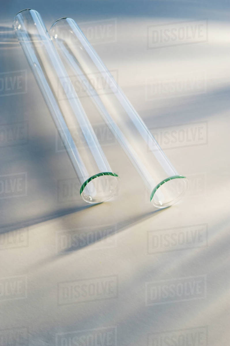 Empty vials on table - Royalty-free Stock Photo | Dissolve