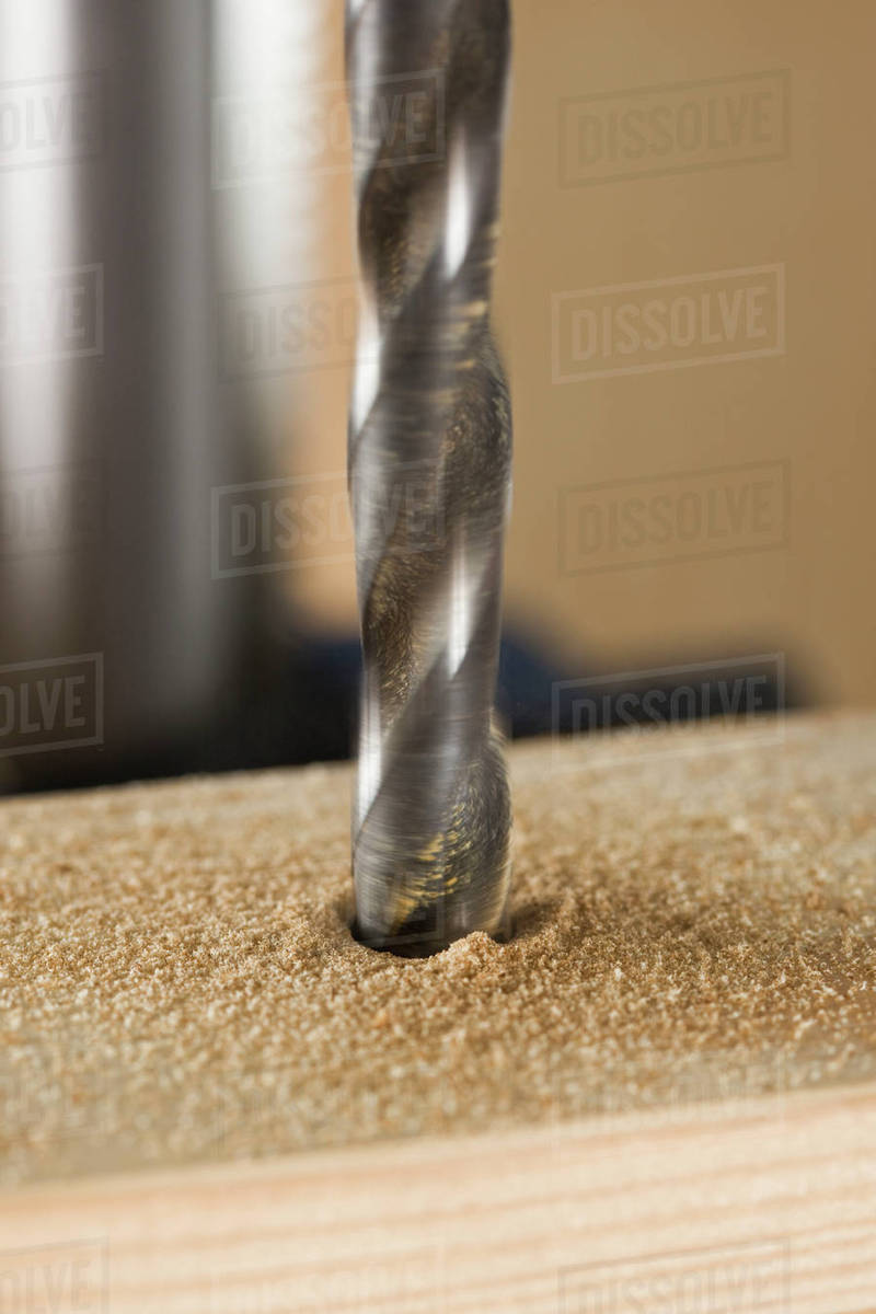 Close up of drill bit - Stock Photo - Dissolve