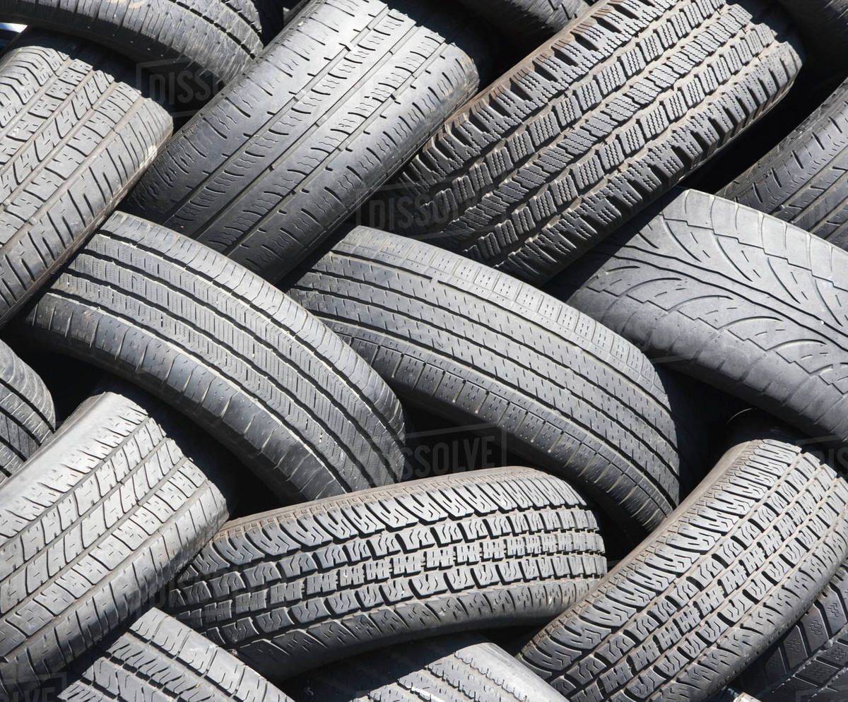 Pile of used tires - Royalty-free Stock Photo | Dissolve