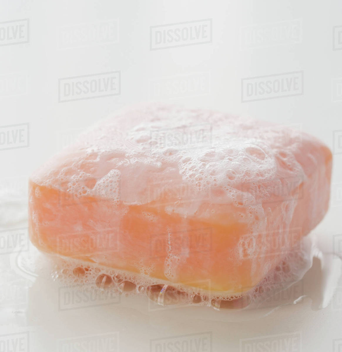 Sudsy bar of soap - Royalty-free Stock Photo | Dissolve