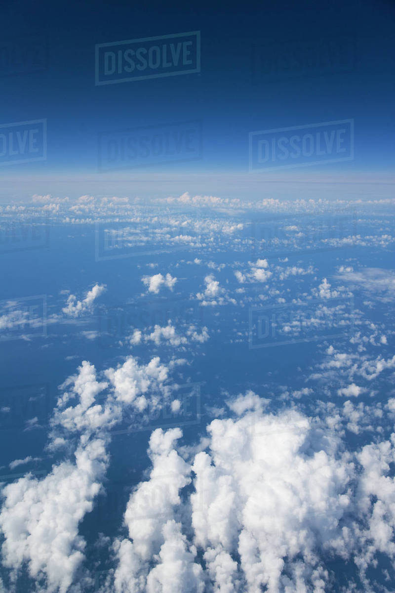 Aerial view of clouds - Royalty-free Stock Photo | Dissolve