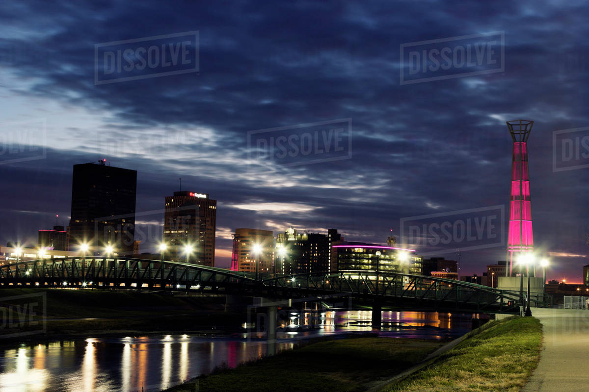 Cityscape at evening - Stock Photo - Dissolve