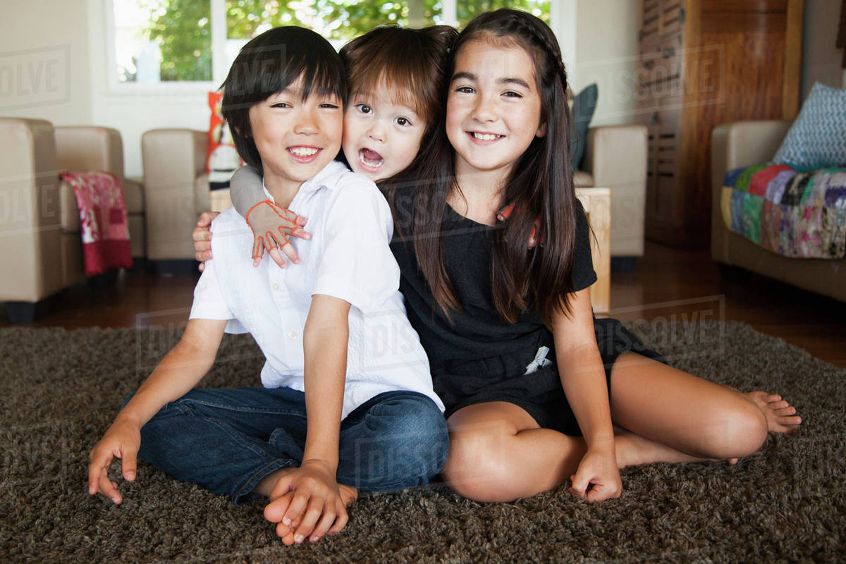 Portrait of siblings - Stock Photo - Dissolve