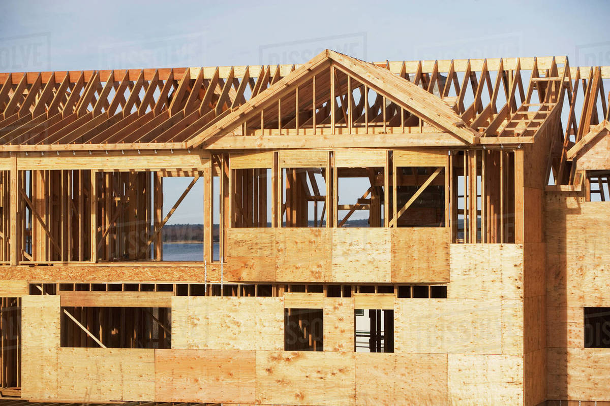 Residential construction site - Royalty-free Stock Photo | Dissolve