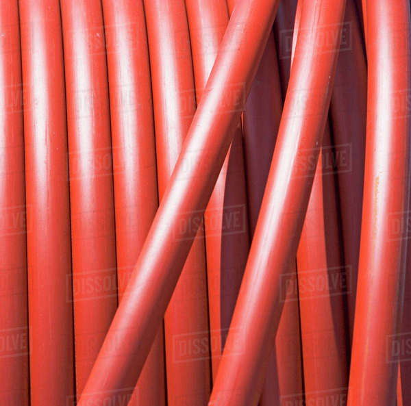 Close up of rolled hose - Royalty-free Stock Photo | Dissolve