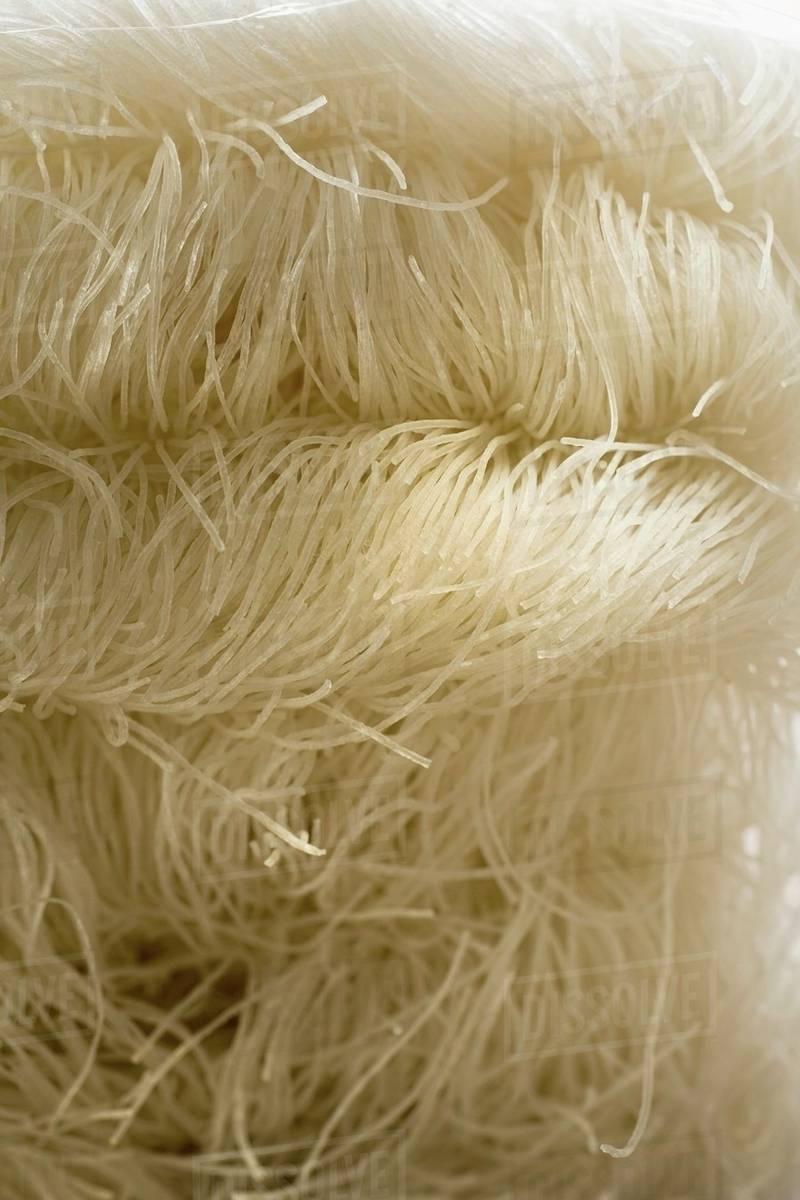 Thin rice noodles (close-up) - Stock Photo - Dissolve