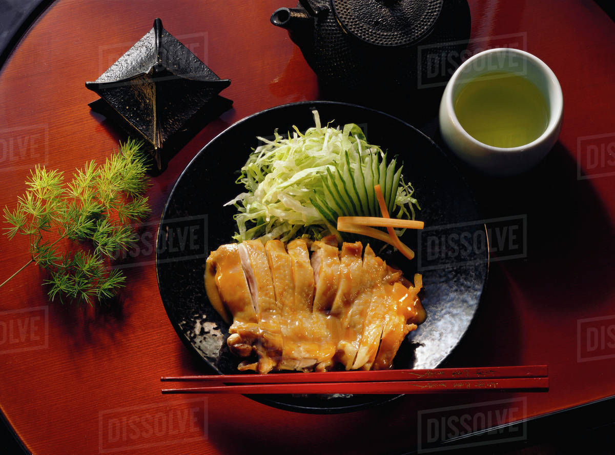 Soya-Mirin Chicken with Chinese Cabbage - Royalty-free Stock Photo ...