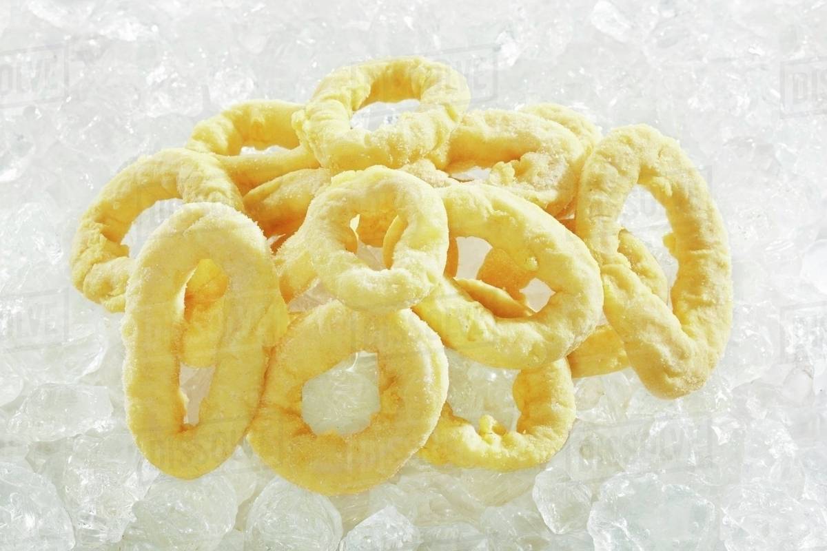 Frozen squid rings - Royalty-free Stock Photo | Dissolve