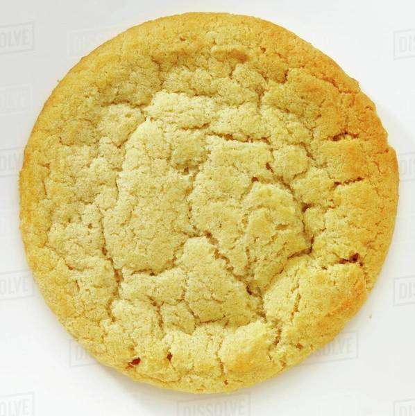 A Single Sugar Cookie; White Background - Royalty-free Stock Photo ...