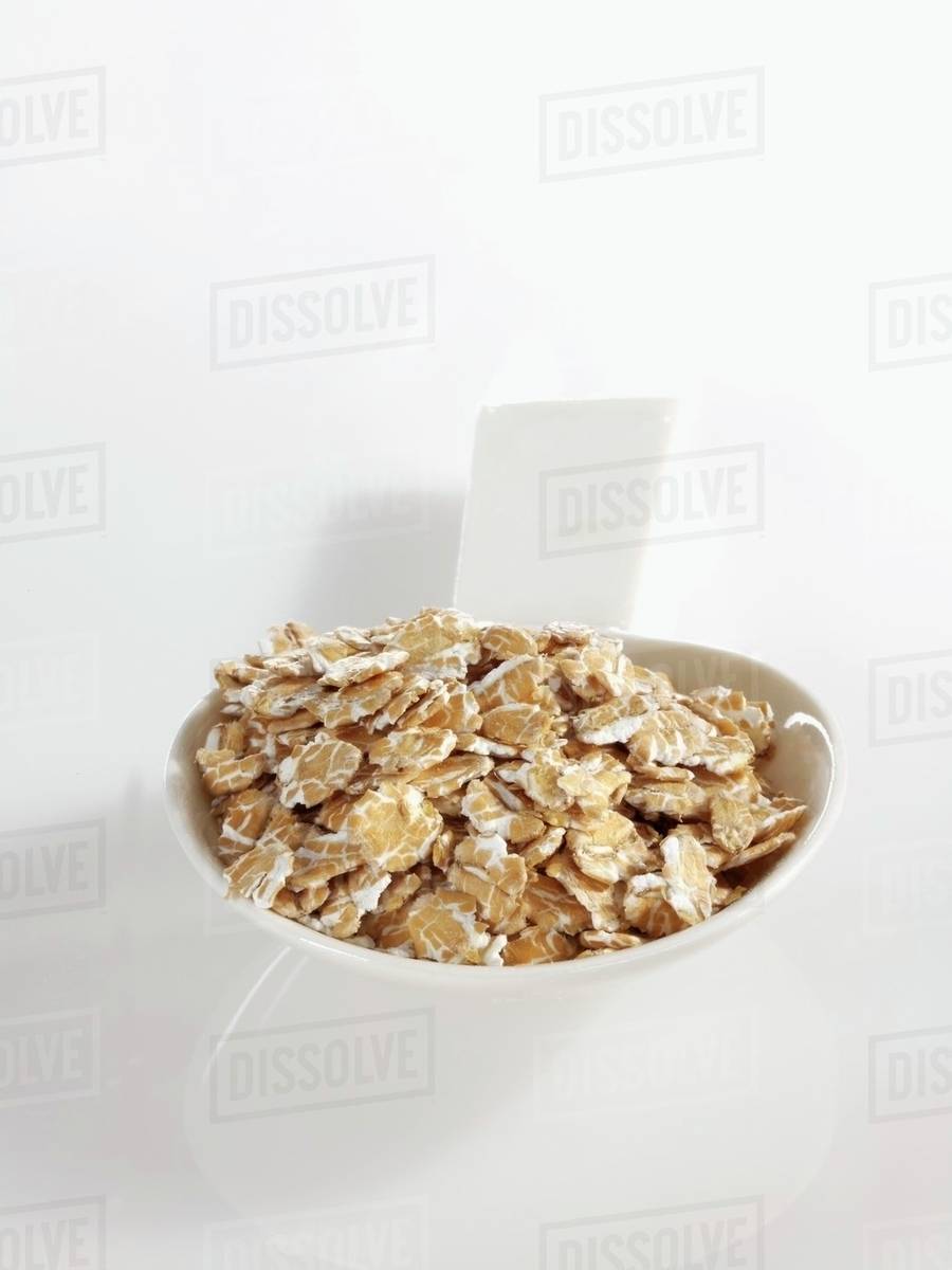 A spoonful of crushed wheat - Stock Photo - Dissolve