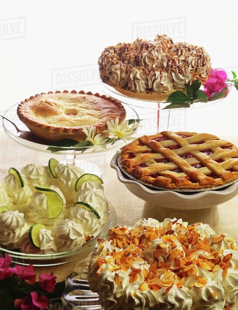 Five Assorted Desserts - Royalty-free Stock Photo | Dissolve