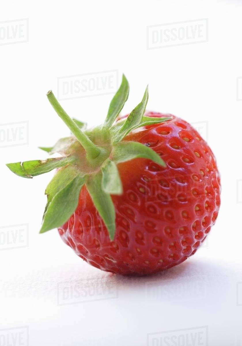A strawberry (close-up) - Royalty-free Stock Photo | Dissolve