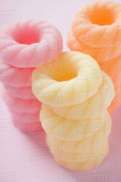 Sugar rings, stacked - Royalty-free Stock Photo | Dissolve