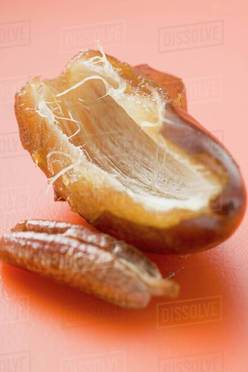 Fresh date, stone beside it (close-up) - Royalty-free Stock Photo ...