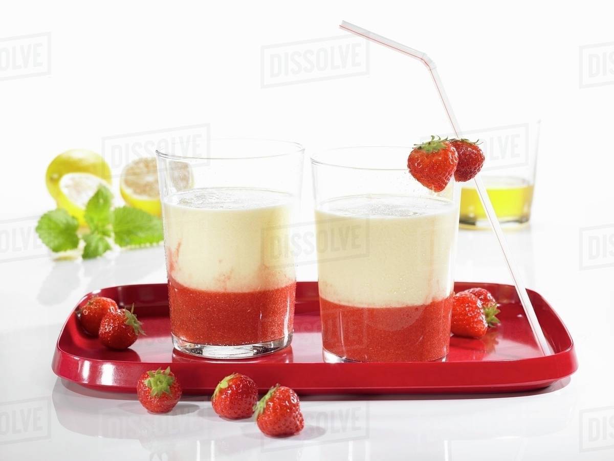 A special shake with yogurt - Stock Photo - Dissolve