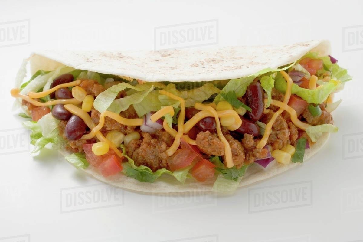 Mince taco with cheese - Royalty-free Stock Photo | Dissolve