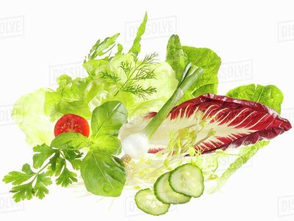 Various salad ingredients - Royalty-free Stock Photo | Dissolve