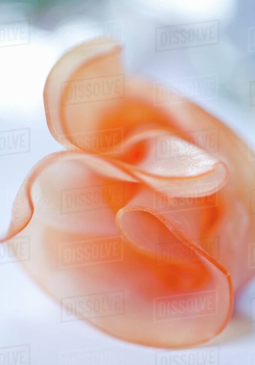 Lightly smoked fillet of ham - Stock Photo - Dissolve