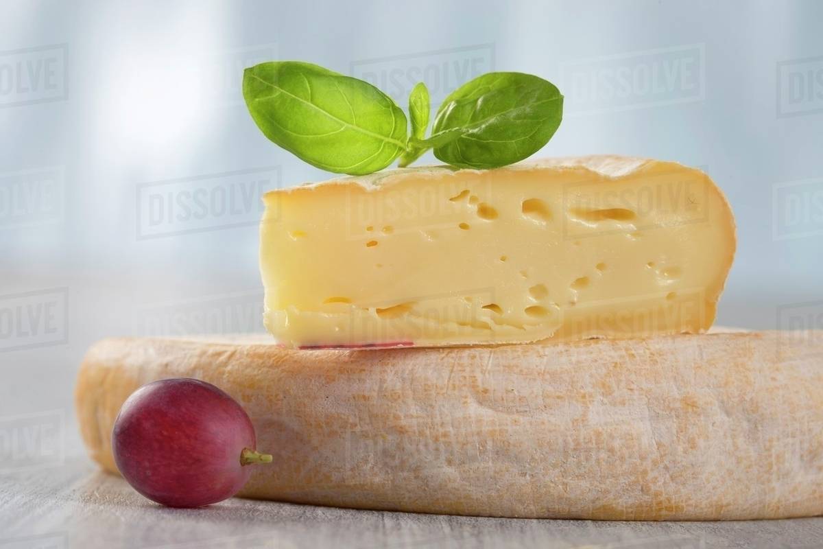 Reblochon cheese from Savoy, France - Stock Photo - Dissolve