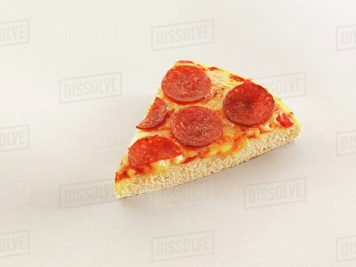 A slice of pepperoni pizza - Royalty-free Stock Photo | Dissolve