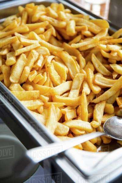 Belgium chips on a buffet - Royalty-free Stock Photo | Dissolve