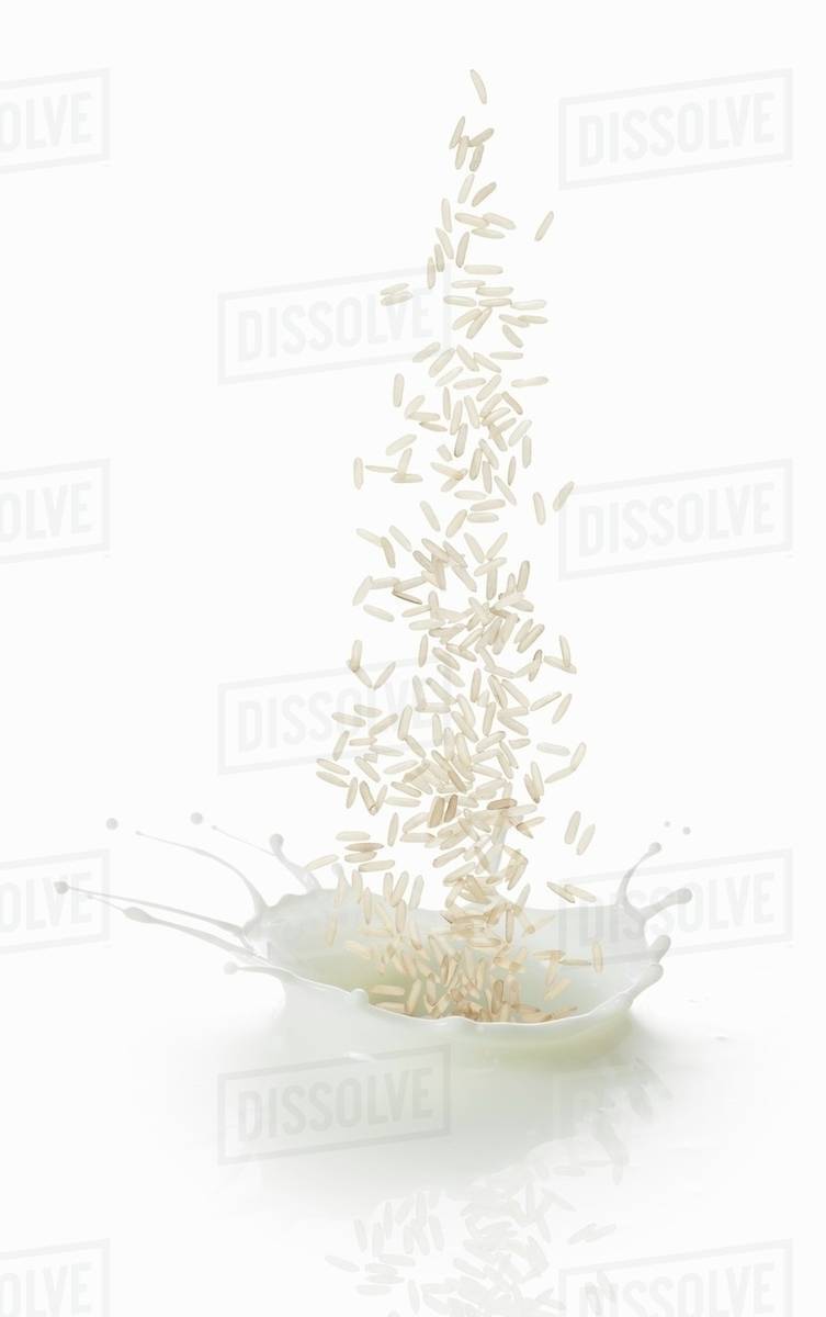 A splash of rice milk - Royalty-free Stock Photo | Dissolve