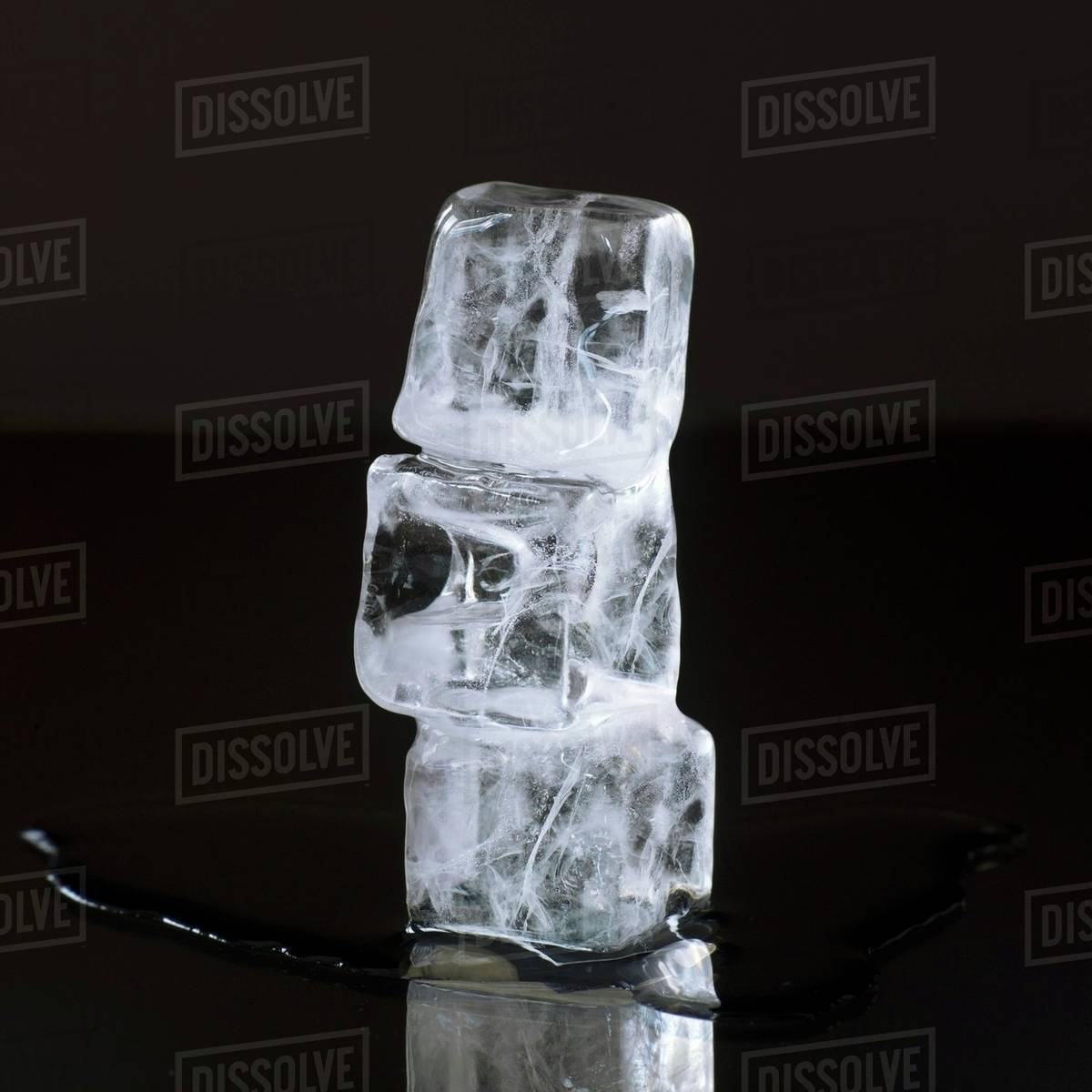 Stacked ice cubes - Royalty-free Stock Photo | Dissolve