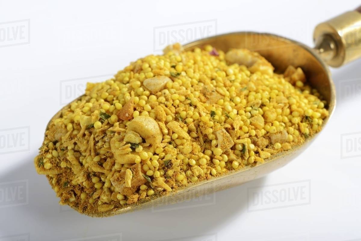 A ready-made mix of millet with dried fruit, nuts and spices - Stock ...
