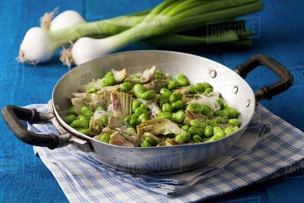Spadellata di verdure (pan-fried vegetables, Italy) - Stock Photo ...