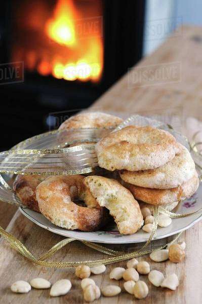 Biscotti Rococo (Italian almond biscuits) - Royalty-free Stock Photo ...
