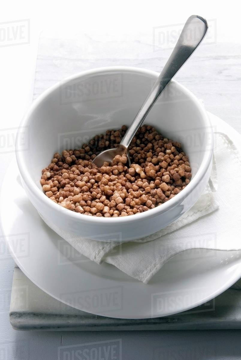 Organic Gluten Free Puff Cereal in a Bowl - Royalty-free Stock Photo ...