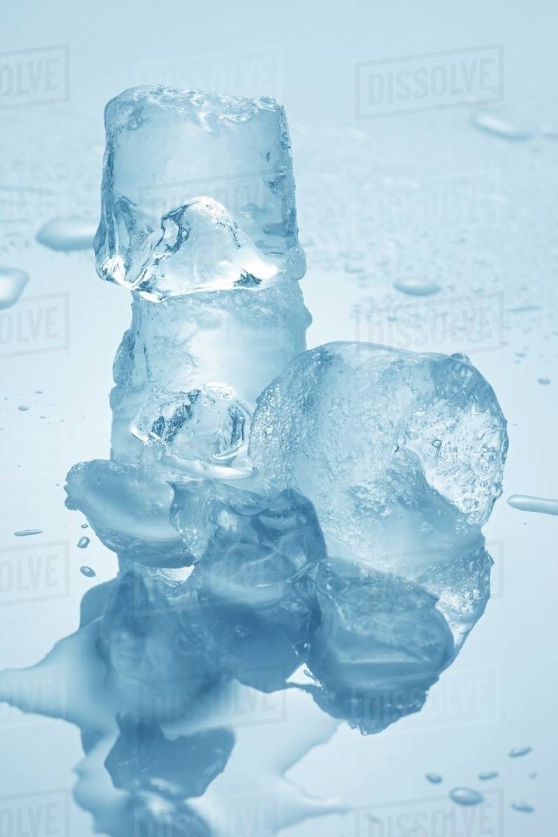 A stack of ice cubes - Royalty-free Stock Photo | Dissolve