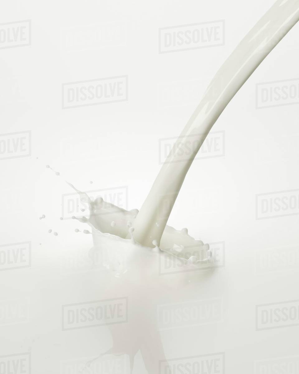 A stream of milk - Royalty-free Stock Photo | Dissolve
